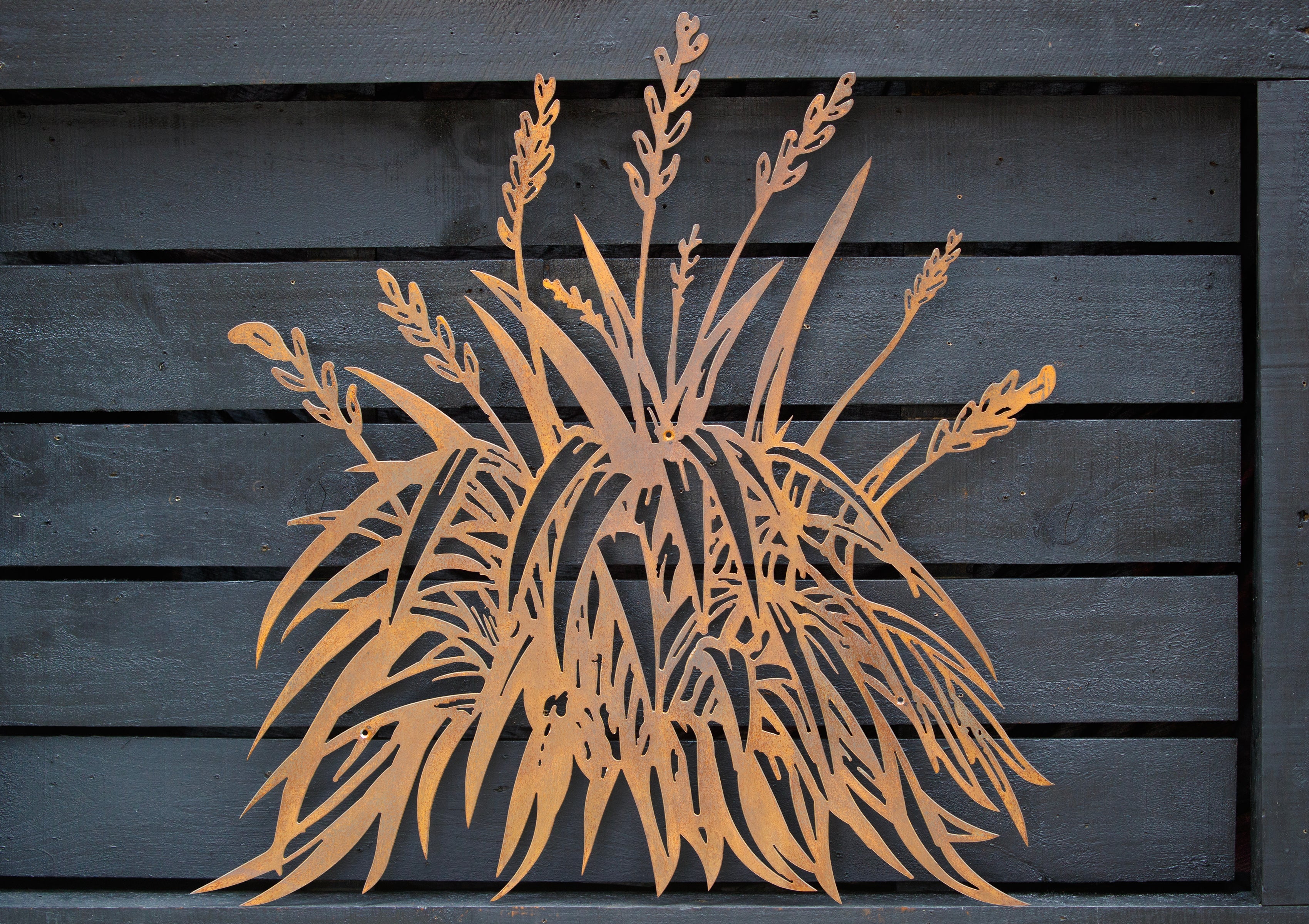 Flax Bush Lg – Kiwi Metal Art